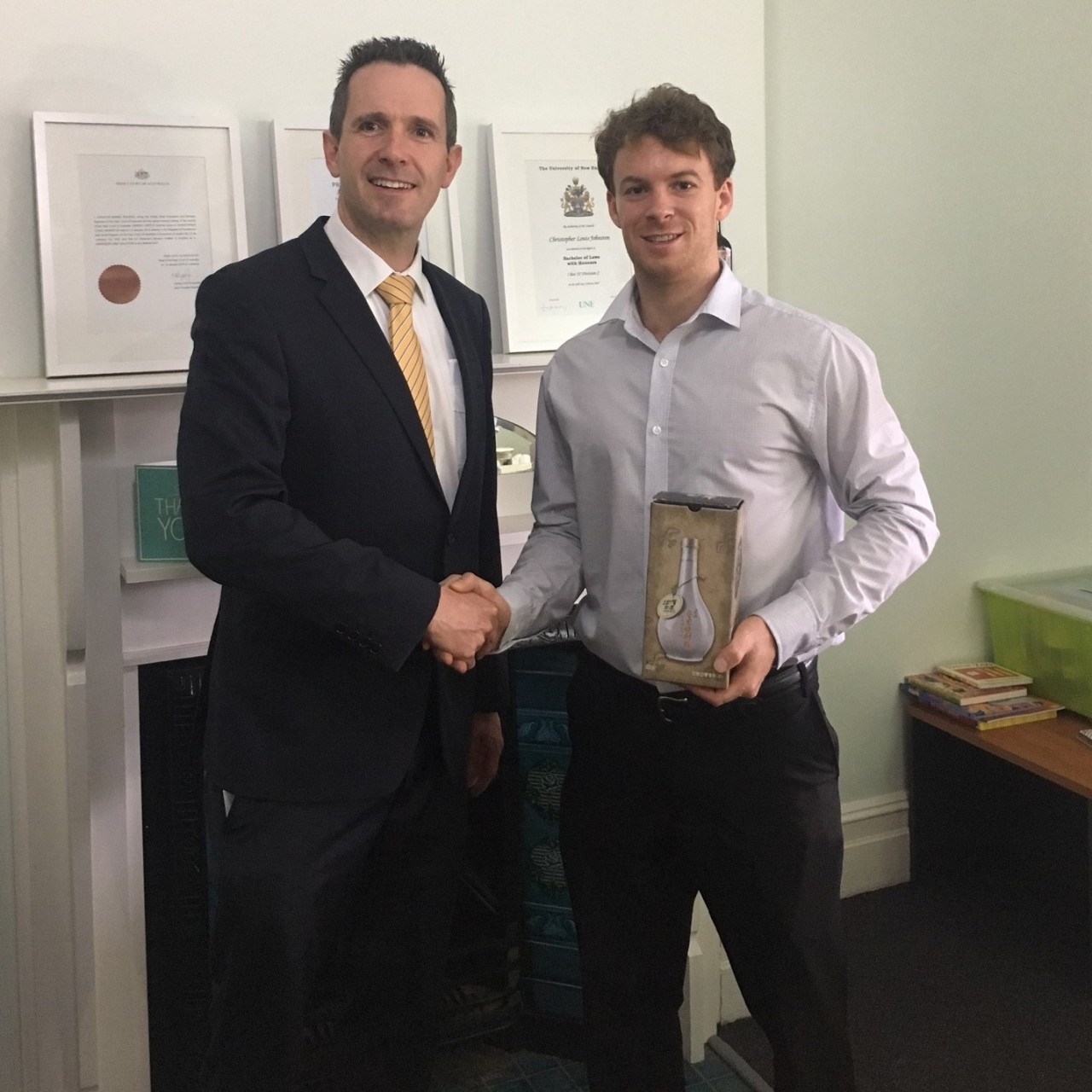 Thank You Connor Deegan – All the Best in Starting Your Legal Career ...